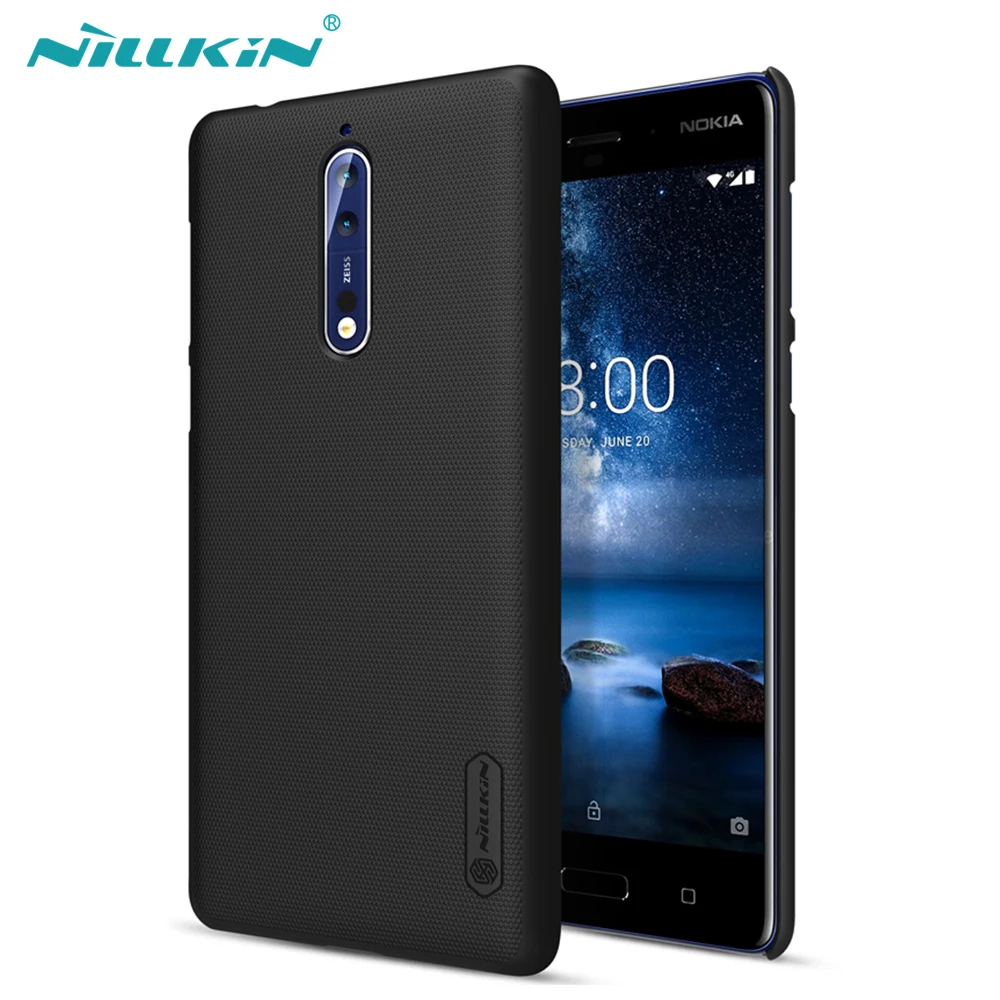 For Nokia 8 Case Nillkin Frosted Shield Matte Hard Plastic Back Cover ...