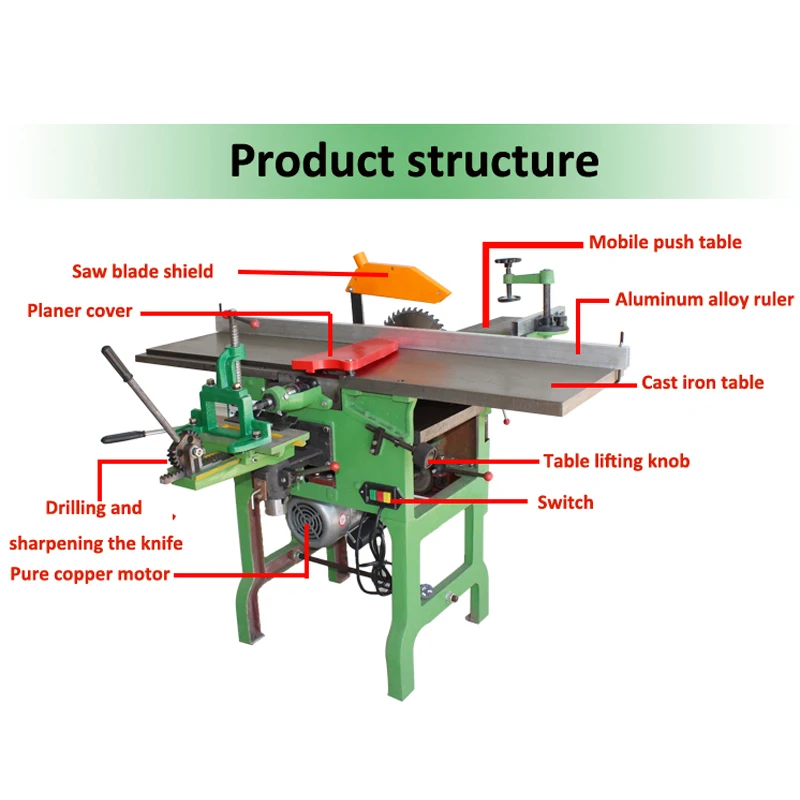 Multi Purpose Woodworking Machine
