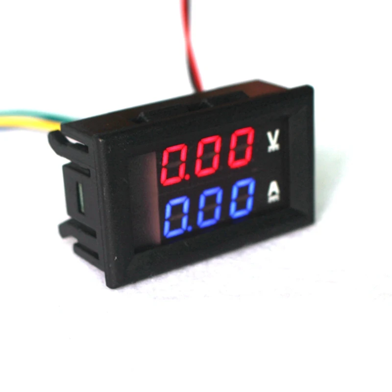 Mini Digital Voltmeter Ammeter Dc 100v 10a Panel Amp Volt Current Meter
