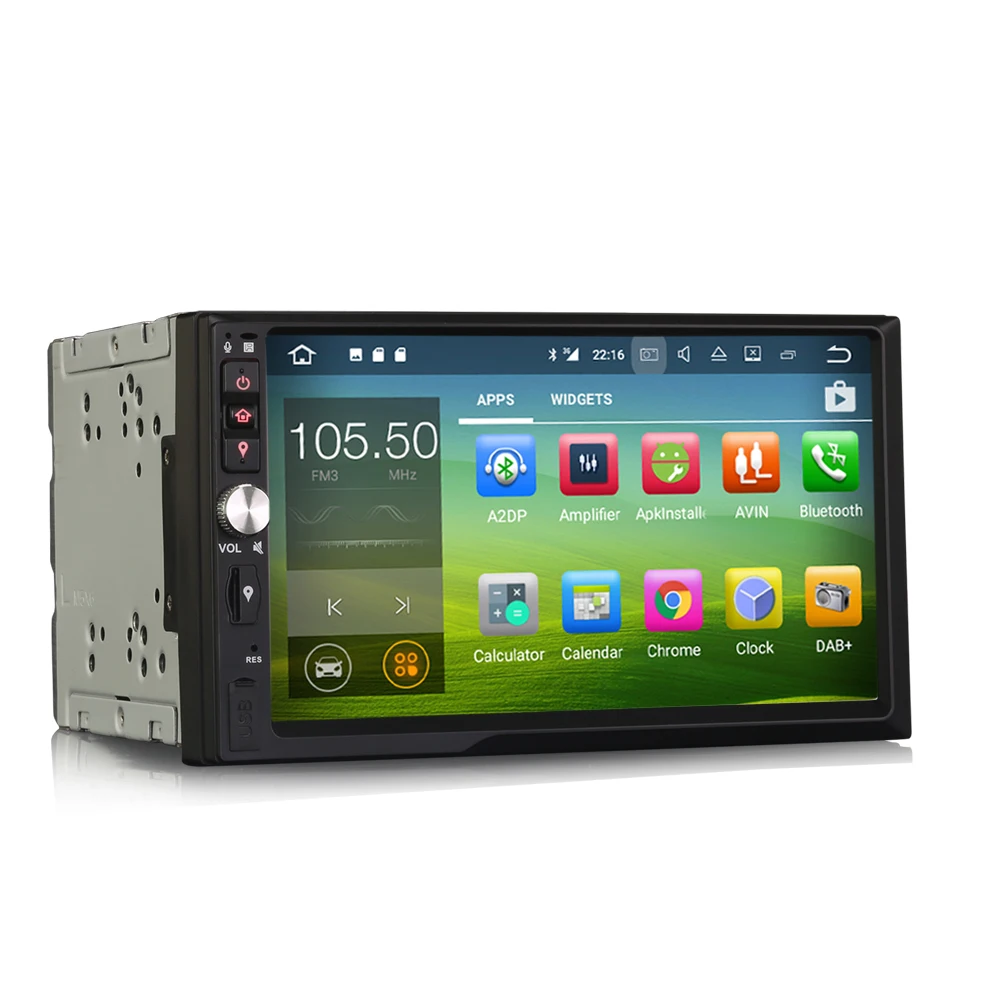 Android 7.1 double 2 din Autoradio GPS Navigation DAB+USB SD 3G WiFi ...