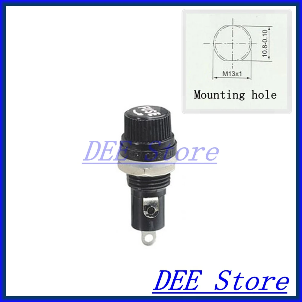 5x20 mini fuse block Fuse Holder Chassis Panel Mount fuseholder fuse ...