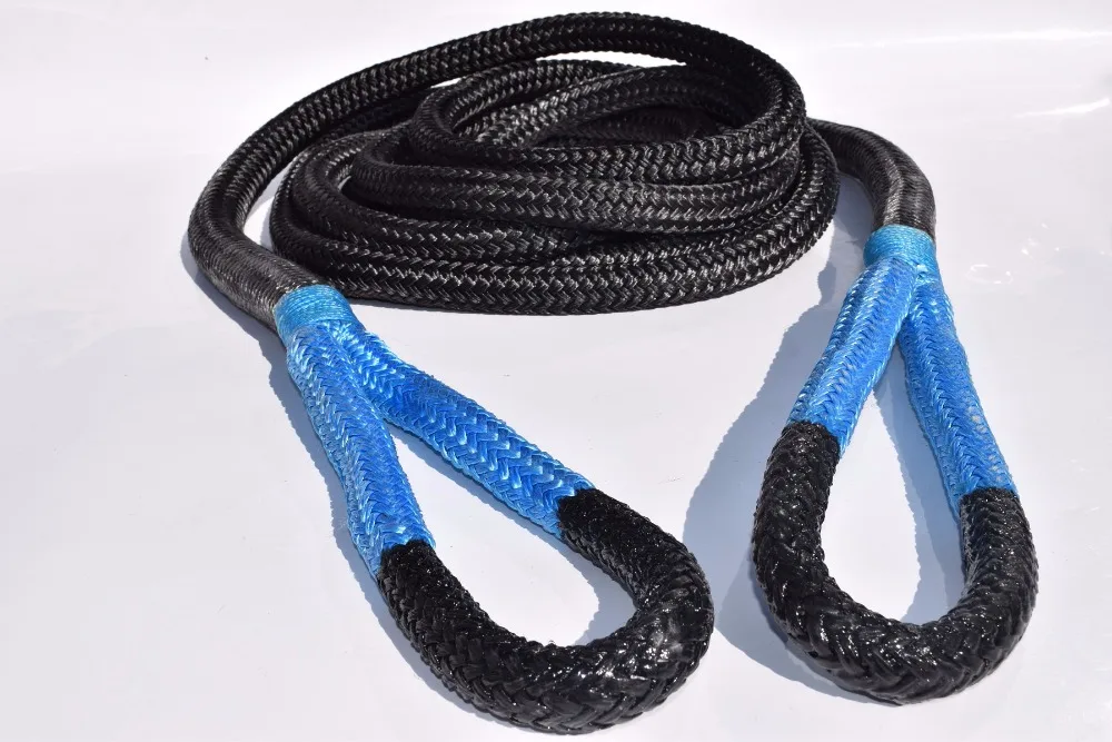 Black 3/4"*20ft Kinetic Rope,19mm*6m Energy Rope,Double braided ...