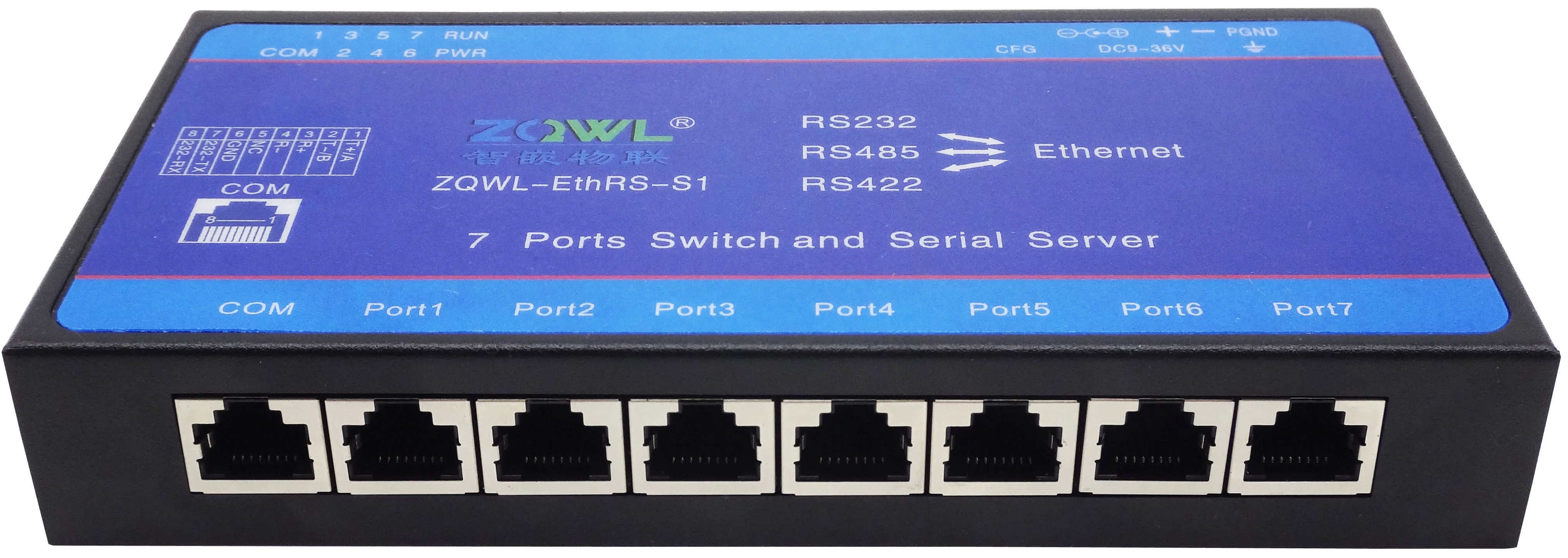 Serial Port Server/Serial Port to Ethernet Network to Serial Port/7 ...