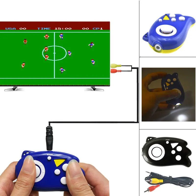 8 Bit Game Console Mini Handheld Game Player Built in 89 Classic Retro ...