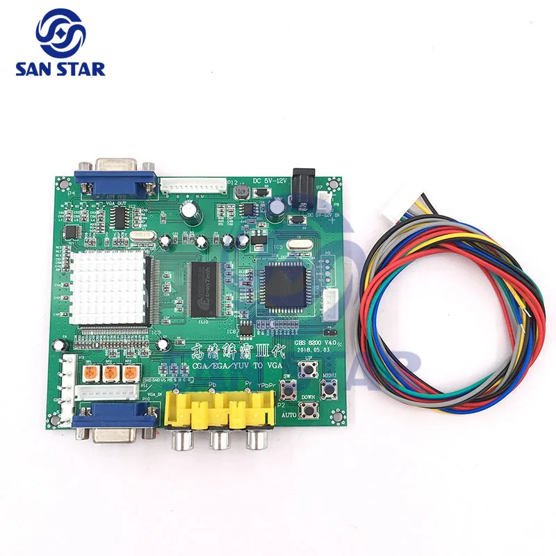 RGB/CGA/EGA TO VGA Converter Board with one output Video Board for ...