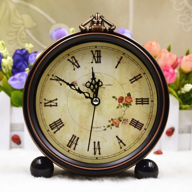 Vintage Metal Alarm Clock European Pointer SEIKO PYXIS Light Control ...