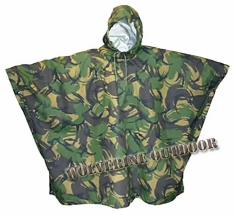 Genuine British Army Issue Woodland Dpm Camouflage Ripstop Poncho 61004 ...