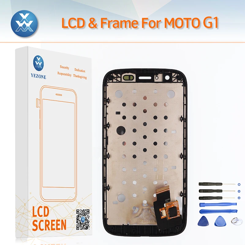 LCD Pantalla for Motorola G LCD Display Touch Digitizer Frame Complete ...