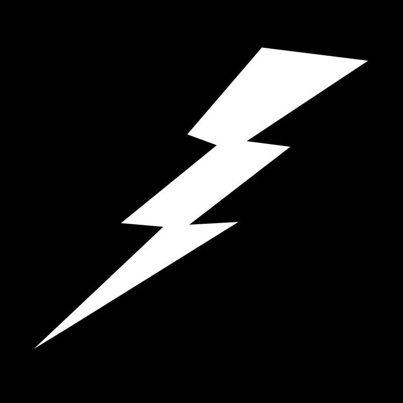 Calcomanía de vinilo con rayo de rayo, pegatinas de pared para coche ...