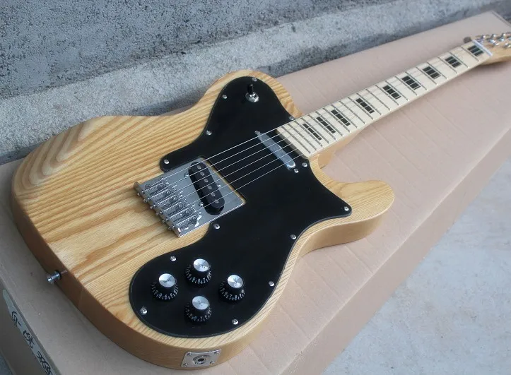 Hot Sale Tele American ash wood Body Original wood color Electric ...