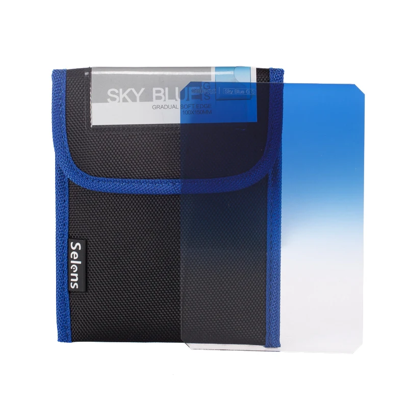 Selens Pro 100mm X150mm Camera Lens Square Filter Graduated Blue Color ...