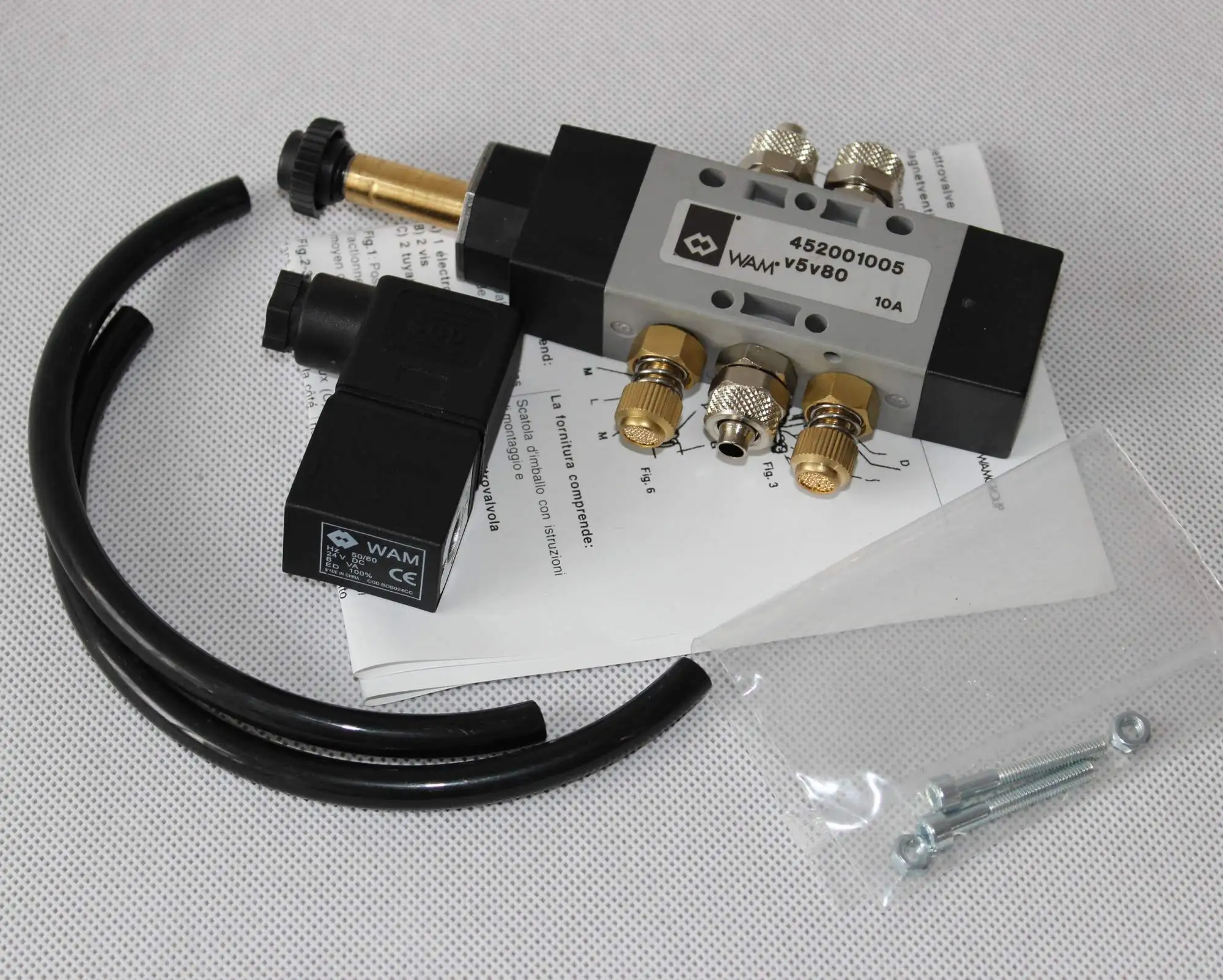 Pneumatic WAM Solenoid Valve for Mixing Station 452001005 V5V80 AC220V ...