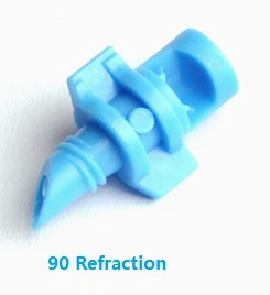 50pcs 90/180/360 Angle Simple Refraction Nozzle Sprinkler Head Design ...