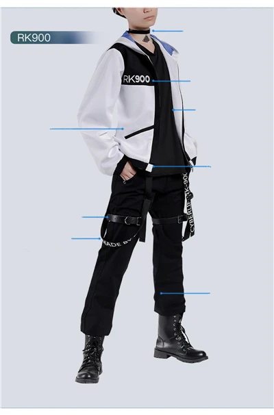 Detroit: Become Human Connor RK800 and RK900 Cosplay Costume Daily ...
