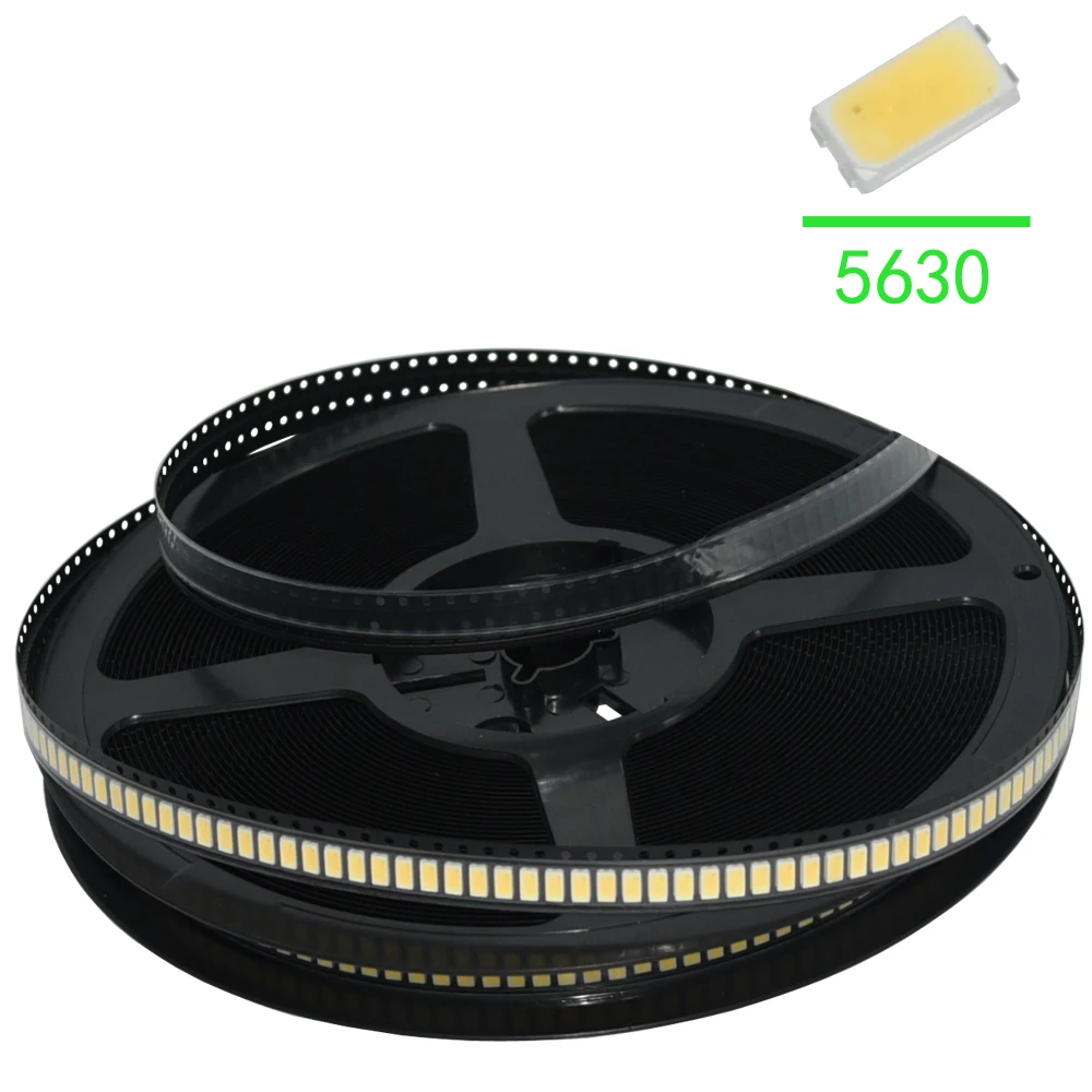 Txg 4000 pcs/roll 55 60lm smt5630 한국어 lg led 칩 3 v 0.5 w ww/cw/w led ...