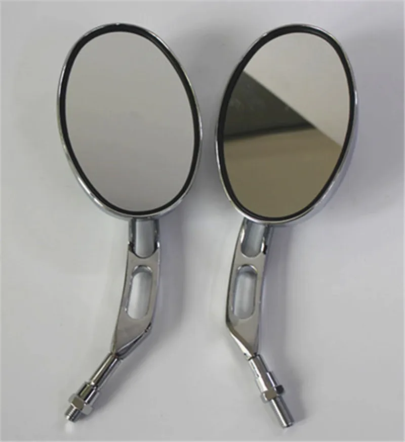 Motorcycle Mirror M10 1 25 10mm Chrome Motorcycle Rear View Side