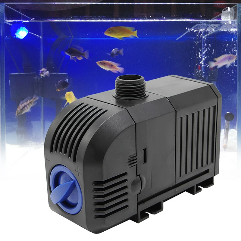 Aquarium Circulation Pump 160-400 GPH Adjustable Submersible Aquarium ...