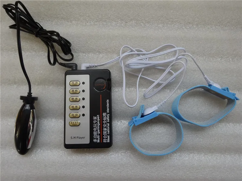 Electro stimulation kit tune passion slave girl boy electro shock ...