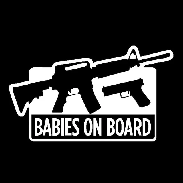 Funny Gun Bumper Stickers