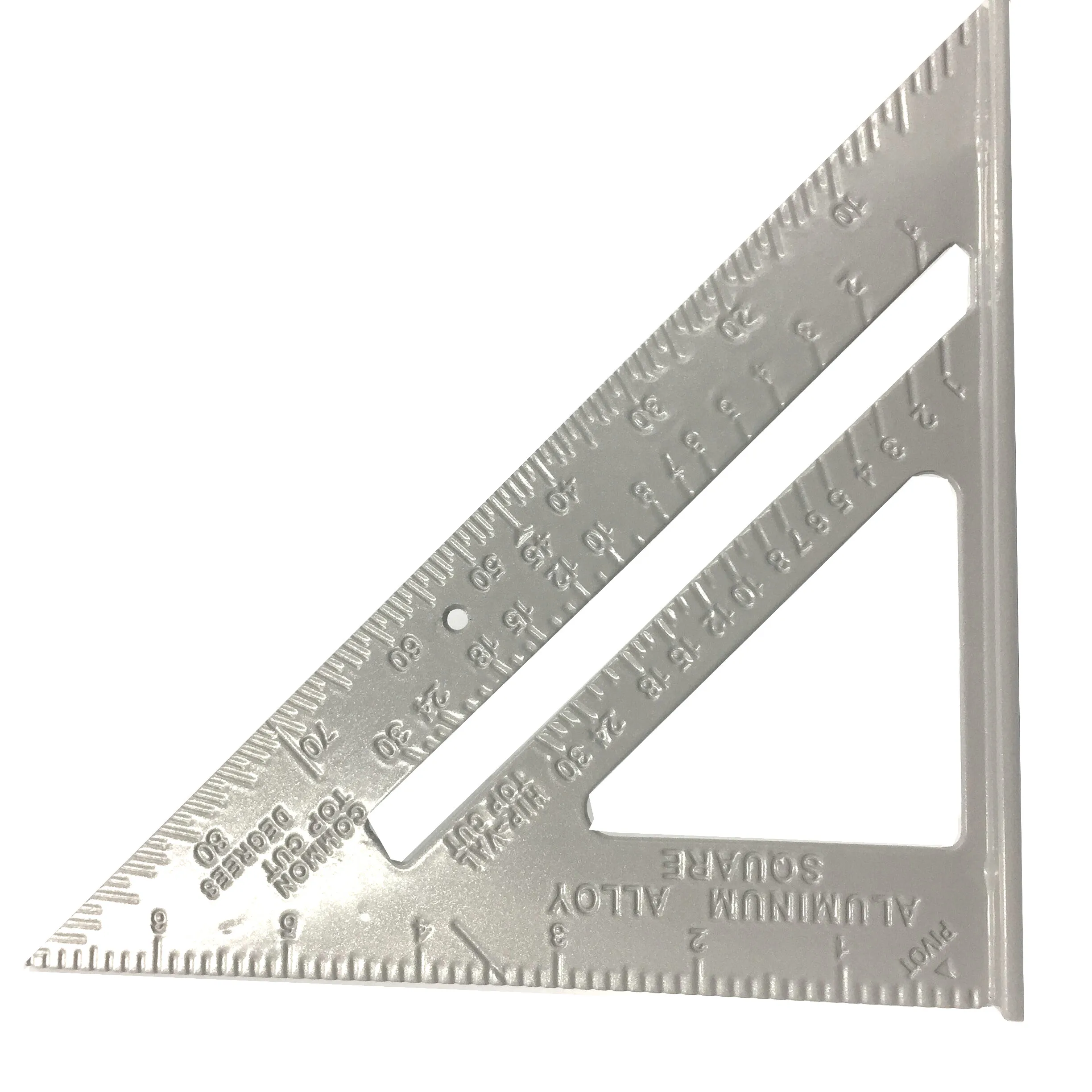 Aluminum Alloy Speed Square Combination Triangle Metric Ruler Carpenter ...