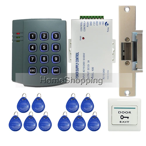 Brand New Full RFID Card / Keypad / Code / Keyfob Access Control System ...