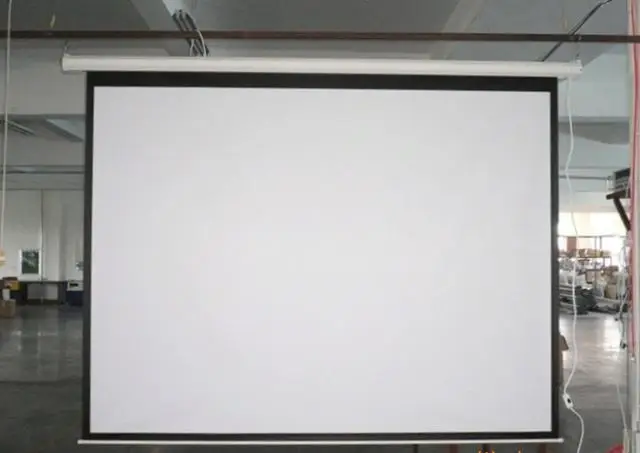 120 inch electric projection screen Matt white glass bead material ...
