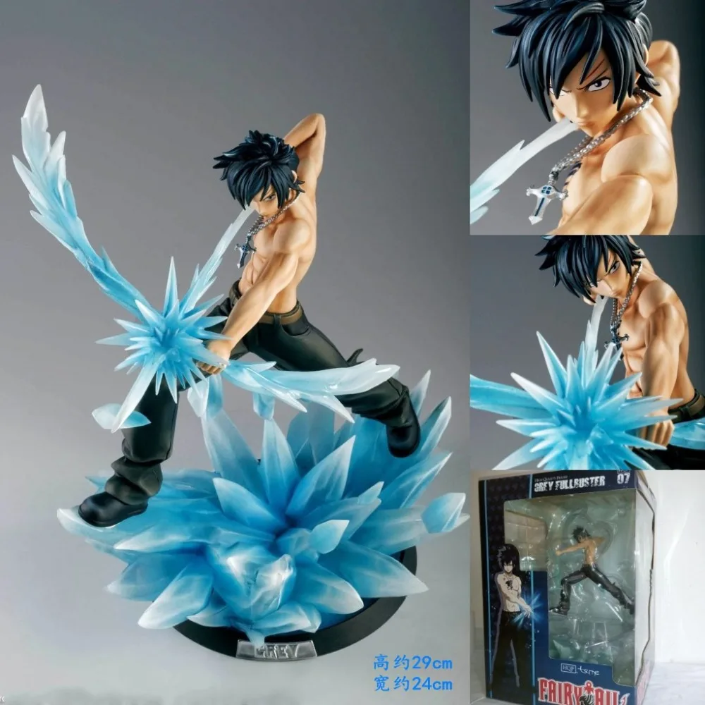 Action Figure Gray Fullbuster FAIRY TAIL PVC 29cm brinquedos cartoon ...