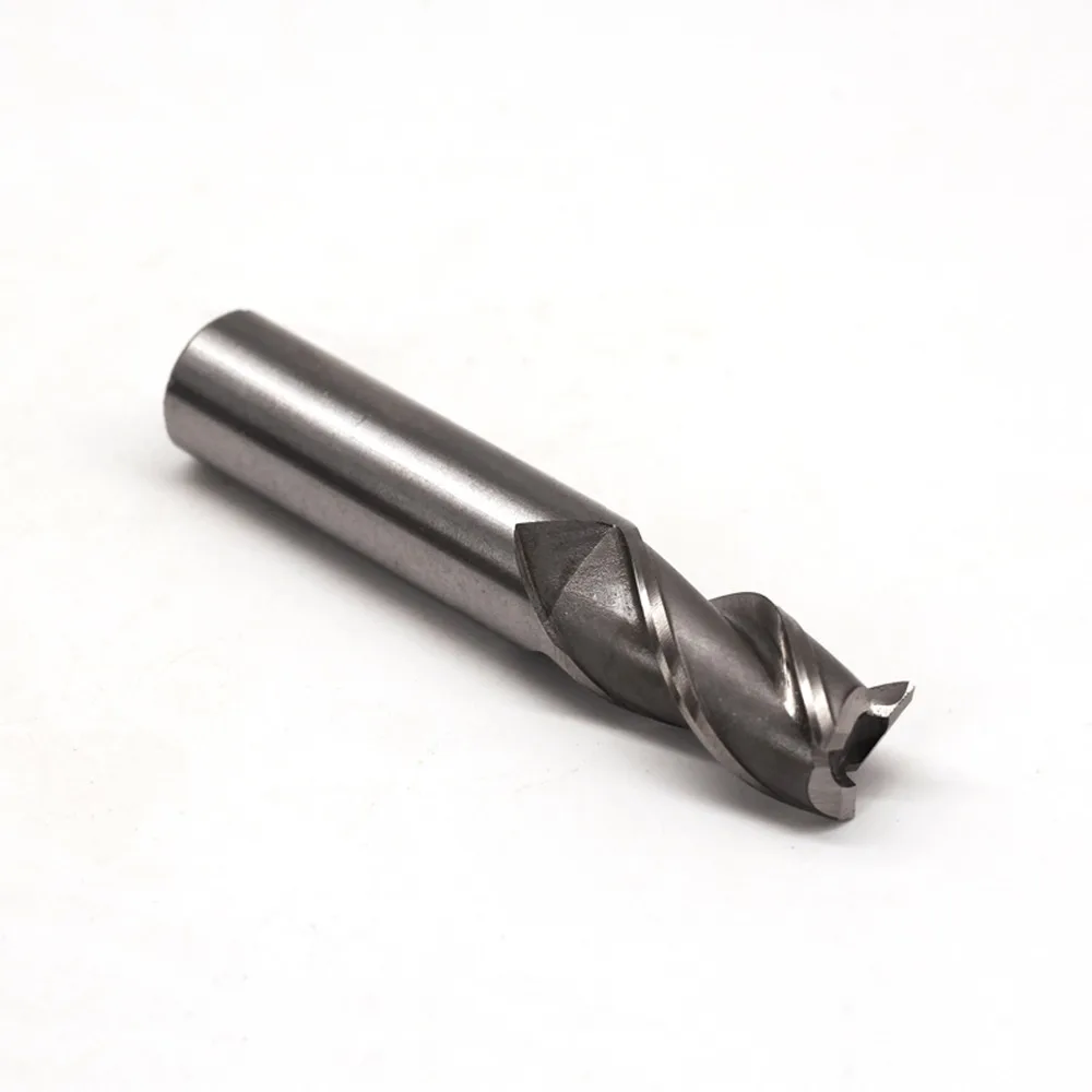 1PC 16mm Milling Cutter 3 Flutes Lathe Cutter Straight Shank Tools HSS ...
