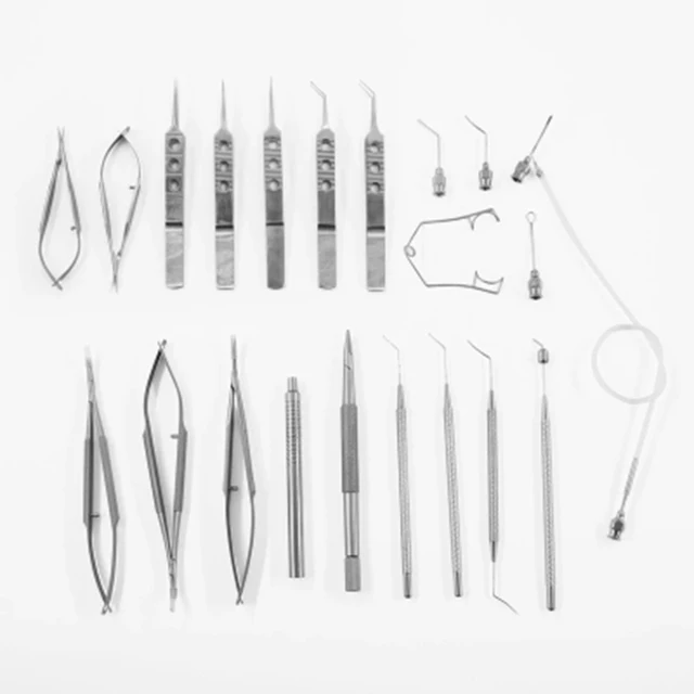 New Titanium Alloy Eye Ophthalmic Cataract & Intraocular Set Surgical ...