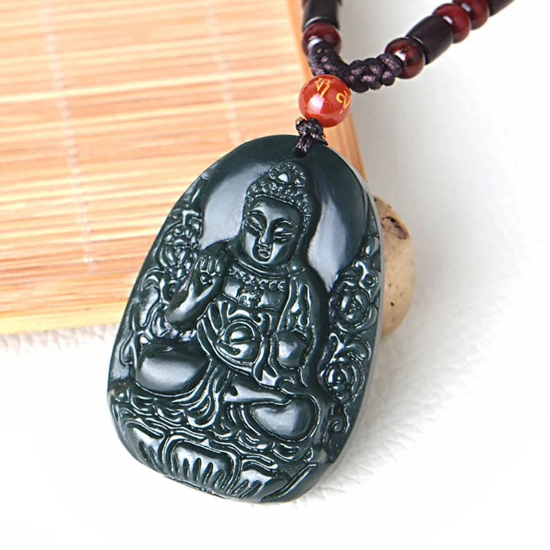Hetian Yu XII colgante de jade para el Zodiaco, perro, conejo, dragón ...