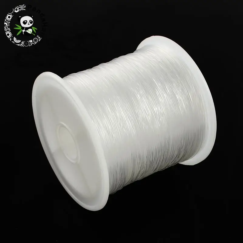 1 rollo de hilo de pescar de nailon transparente, 0,4mm, alrededor de ...