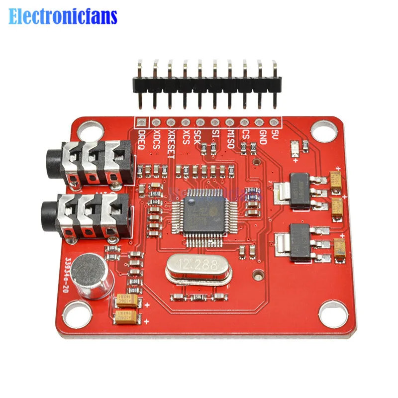 Vs1053 Vs1053b Mp3 Module With Sd Card Slot Vs1053b Ogg Real-time ...