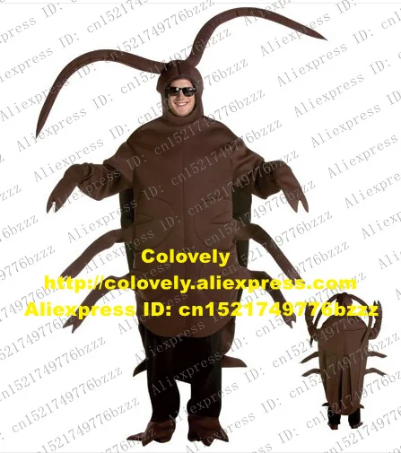 Vivid Brown Cockroach Mascot Costume Mascotte Beetle Scarab Insect ...