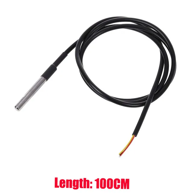 DS18b20 Stainless Steel Package Waterproof 1M/2M/3M DS18b20 Temperature ...