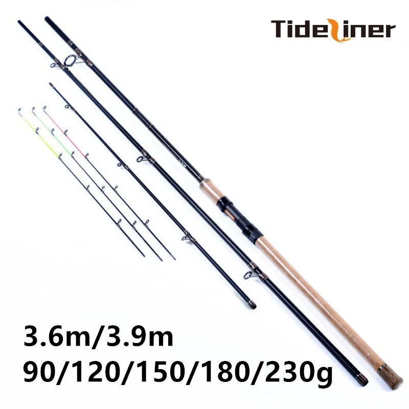 Tideliner-3-6m-3-9m-Feeder-fishing-rod-three-quivertips-90g-120g-150g ...