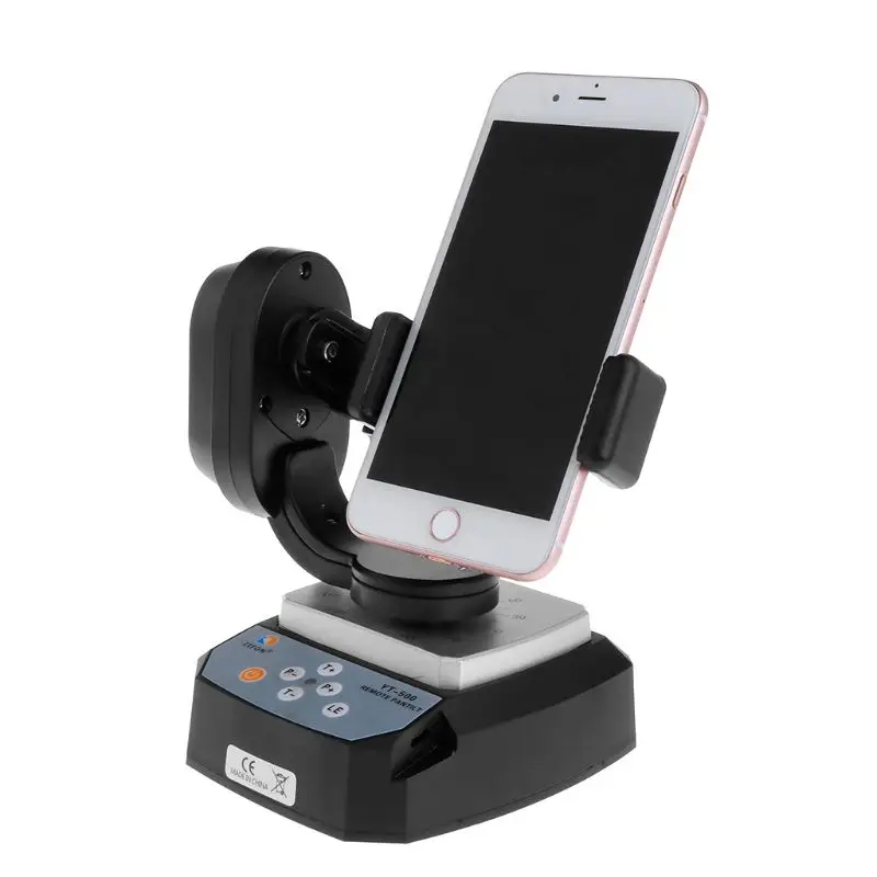 Pan Tilt Remote Control YT-500 Motorized Automatic Tripod Mount Heads ...