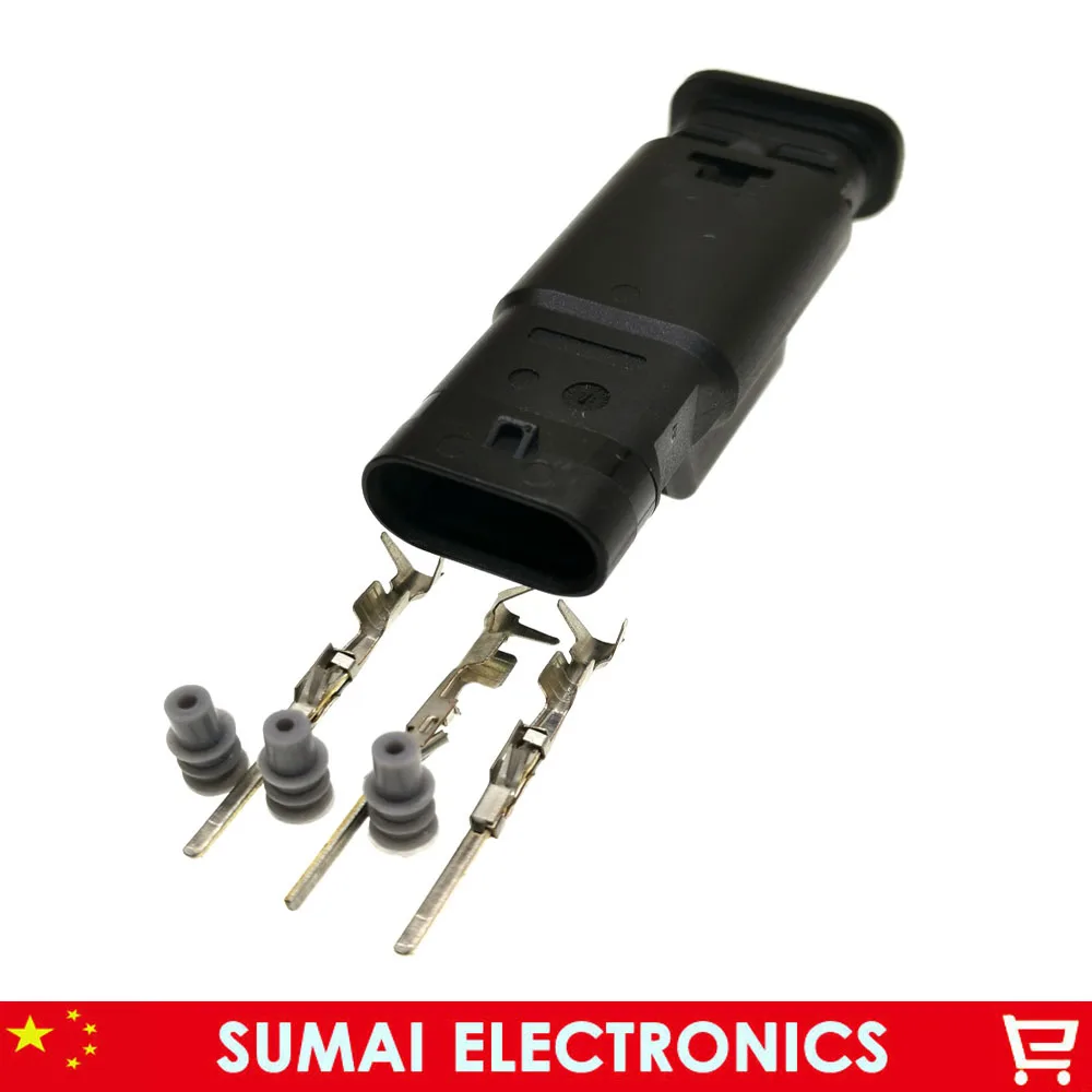 AMP/TE male 872 658 521 3Pin reversing radar probe / electric eye plug ...