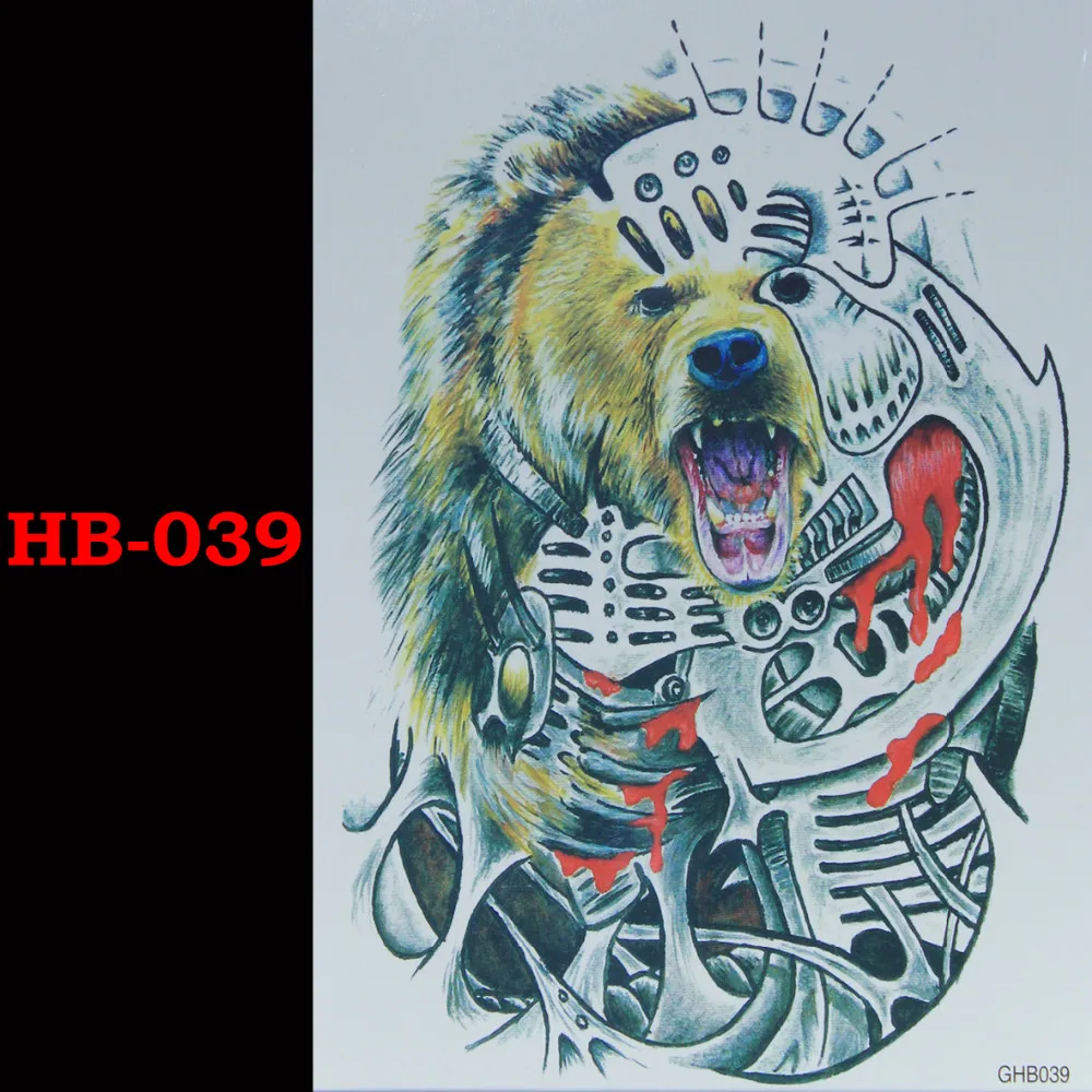 Grizzly Bear Tattoo Sleeve