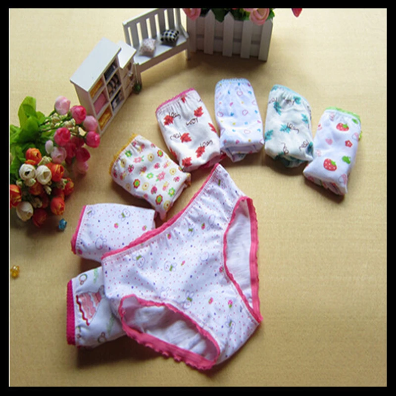 5pcs/lot Kids Panties baby clothing 2018 New Girls' Briefs Female ...