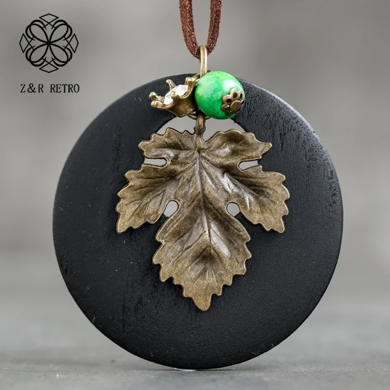 Maple Leaf Chain Vintage Statement Necklace Neck Costume Body Jewelry ...