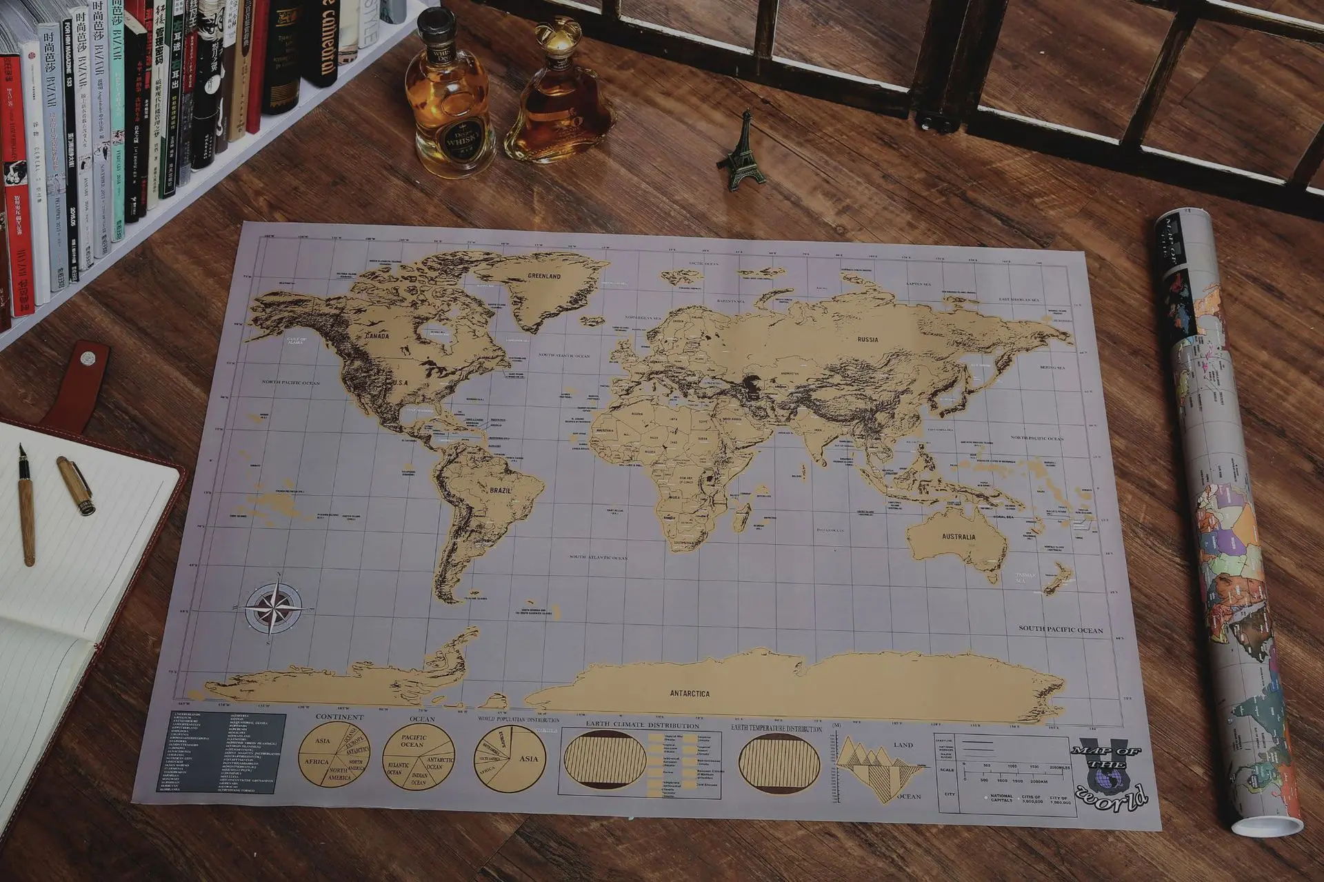 Scratch Map Of The World - Map