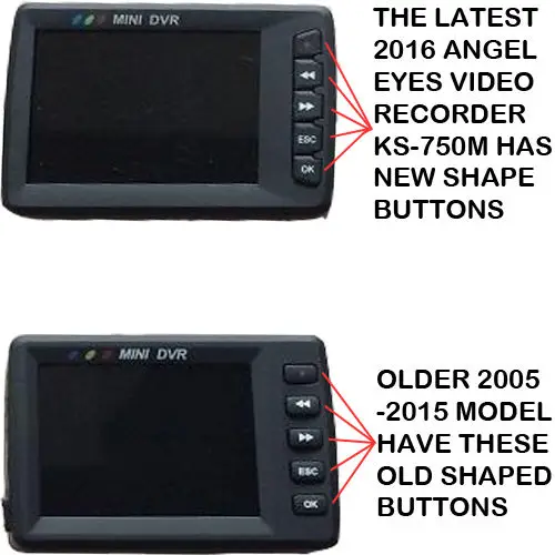 ANGEL EYE KS-750A MINI DVR RECORDER BODY WORN CAMERA 2.7" LCD REMOTE ...