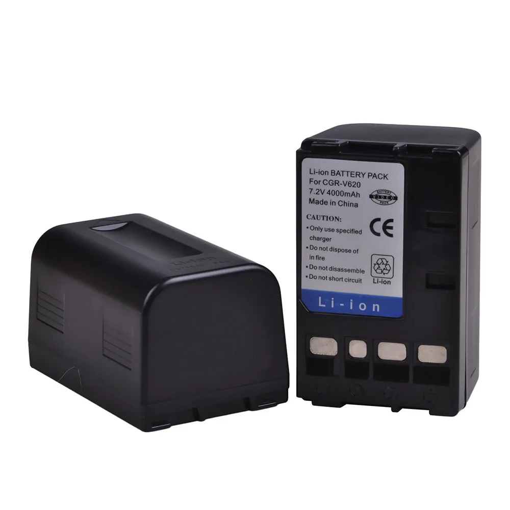 2Pcs 4000mAh CGR V620, CGR-V610 CGR-V620 CGR-V26S V610 Battery for ...