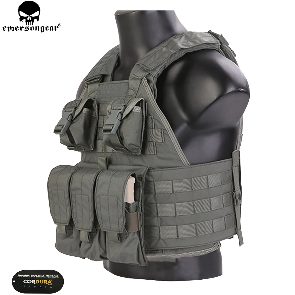 EMERSONGEAR USMC SPC Scalable Plate Carrier Modular Molle Airsoft ...