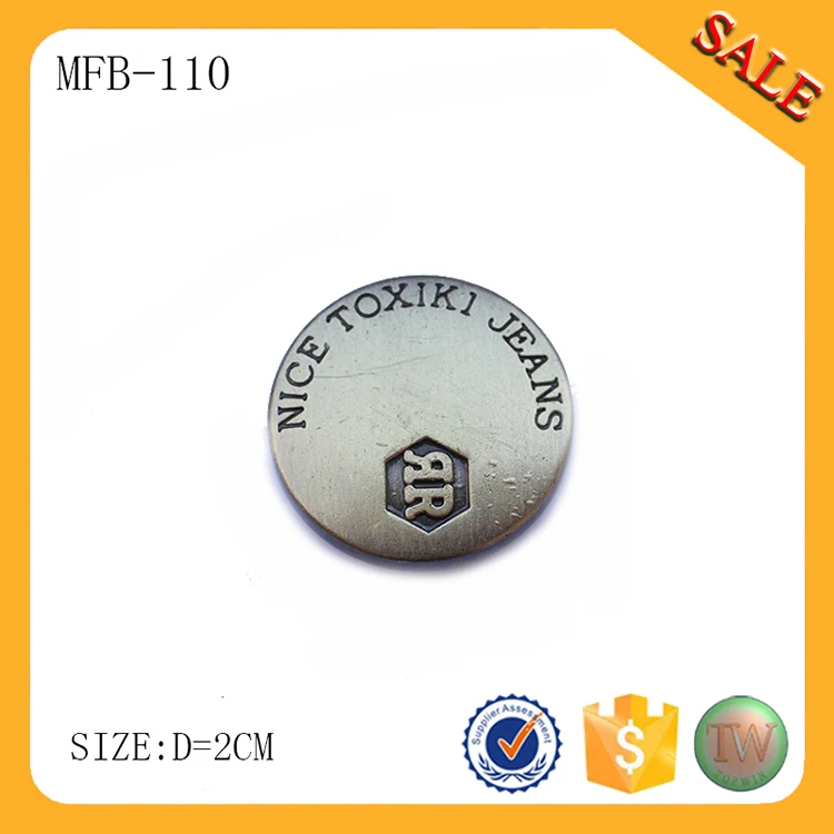 MFB110 Custom JEANS BUTTON Custom Denim Jeans Shank Button for Jeans-in ...