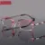 Chashma Brand Titanium Fashion Lady Eye Glasses Diamonds Rimless ...
