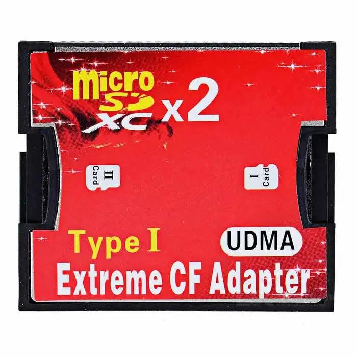 Dual-Slot-TF-or-MicroSD-Micro-SD-to-Type-I-Compact-Flash-Card-CF-Reader ...