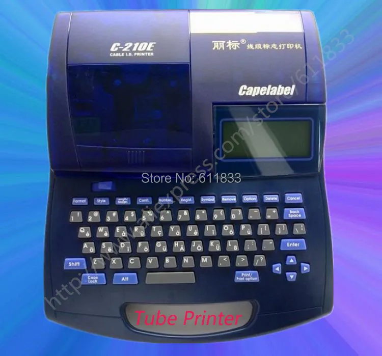English Keyboard Cable Id Printer/pvc Tube Printer/electronic Lettering ...