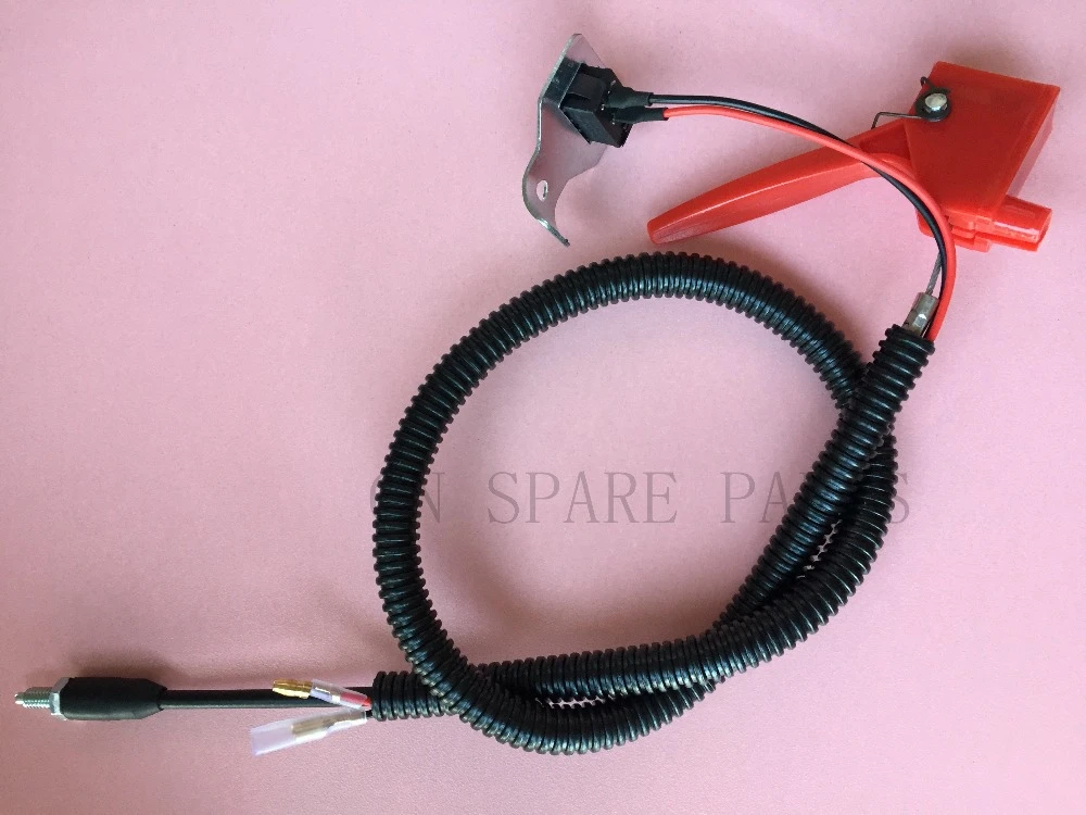 Lawnmower Handle Bar Throttle Cable For Control Garden Auger Drill Lawn ...