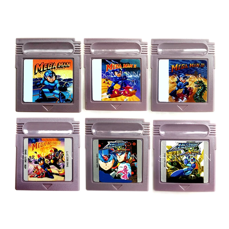 Megaman 1 2 3 4 Mega Man Xtreme 1 2 Video Game Memory Cartridge English ...